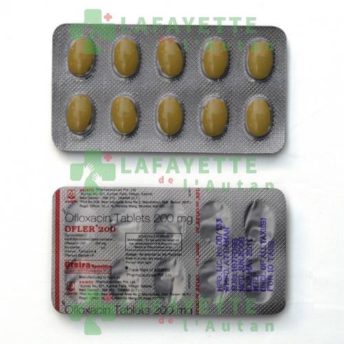 Floxin en Comprimé 200mg, 400mg Pas Cher, Achat Sans Ordonnance